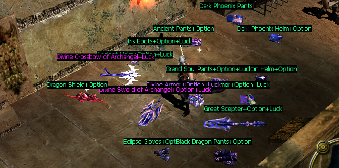 BOX OF KUNDUN +4 – ITEM DROP LIST