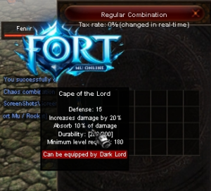 2nd Level Wings MuOnline - How to create? Guide step by step